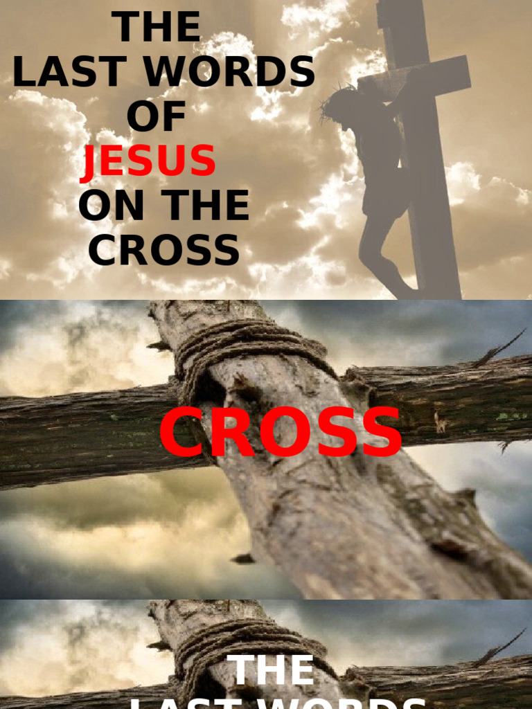 Last Words of Jesus On The Cross 2025 | PDF
