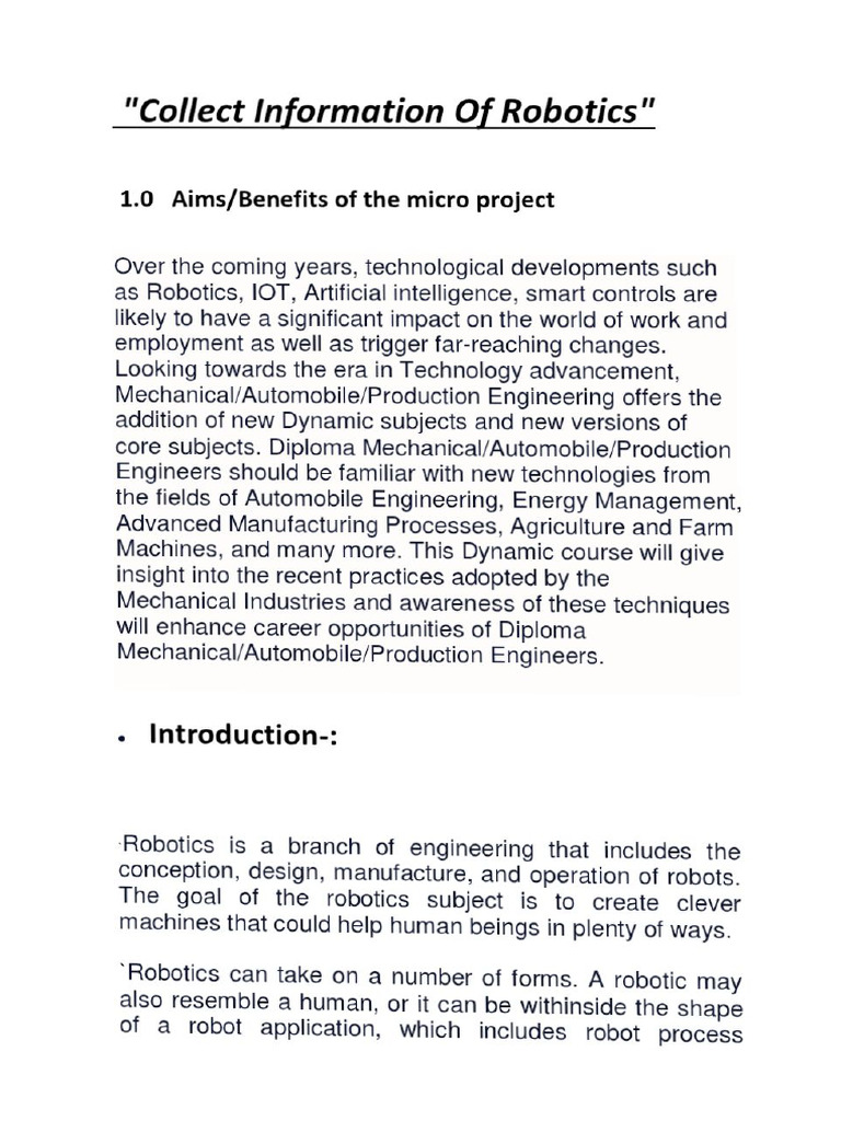 Etm Micro Project | PDF