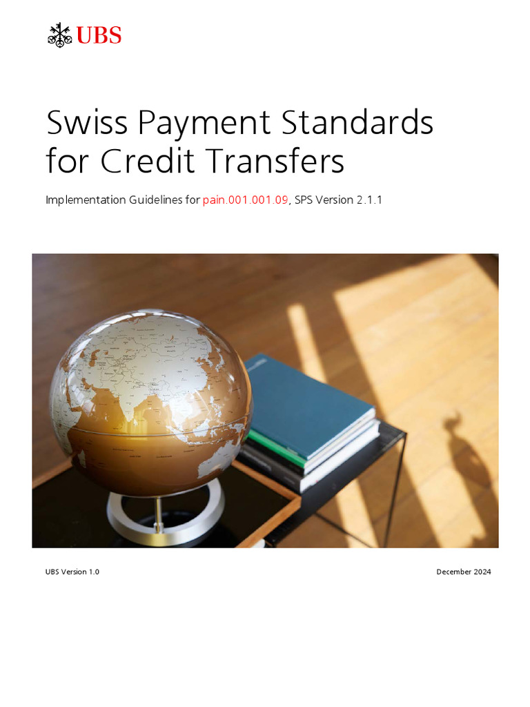 Sps Ct Pain 001 v2 1 1 Ubs Version 1 0 | PDF | Xml | Identity Document