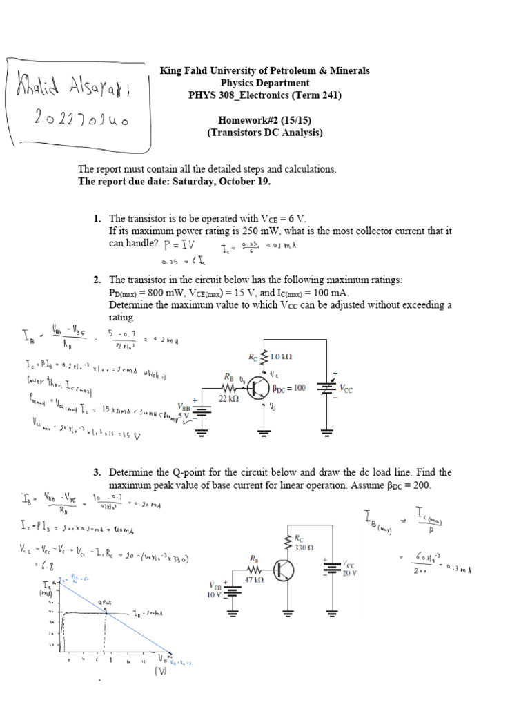 Phys308 HW2 | PDF
