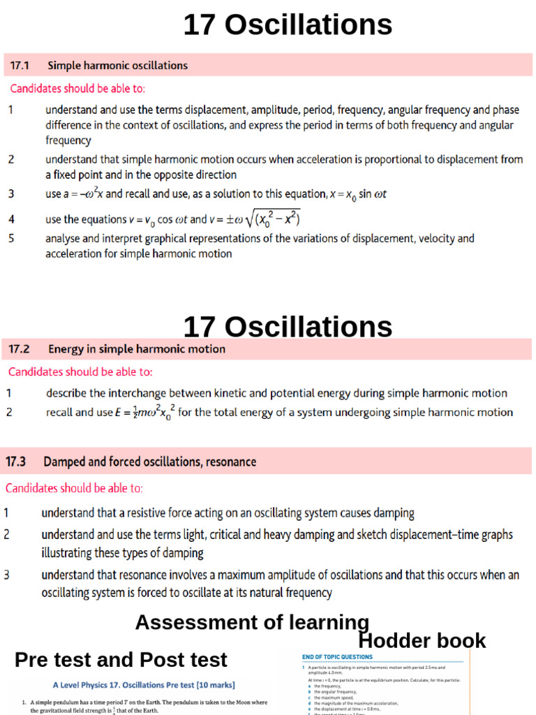 Understanding Oscillations and SHM | PDF | Oscillation | Resonance