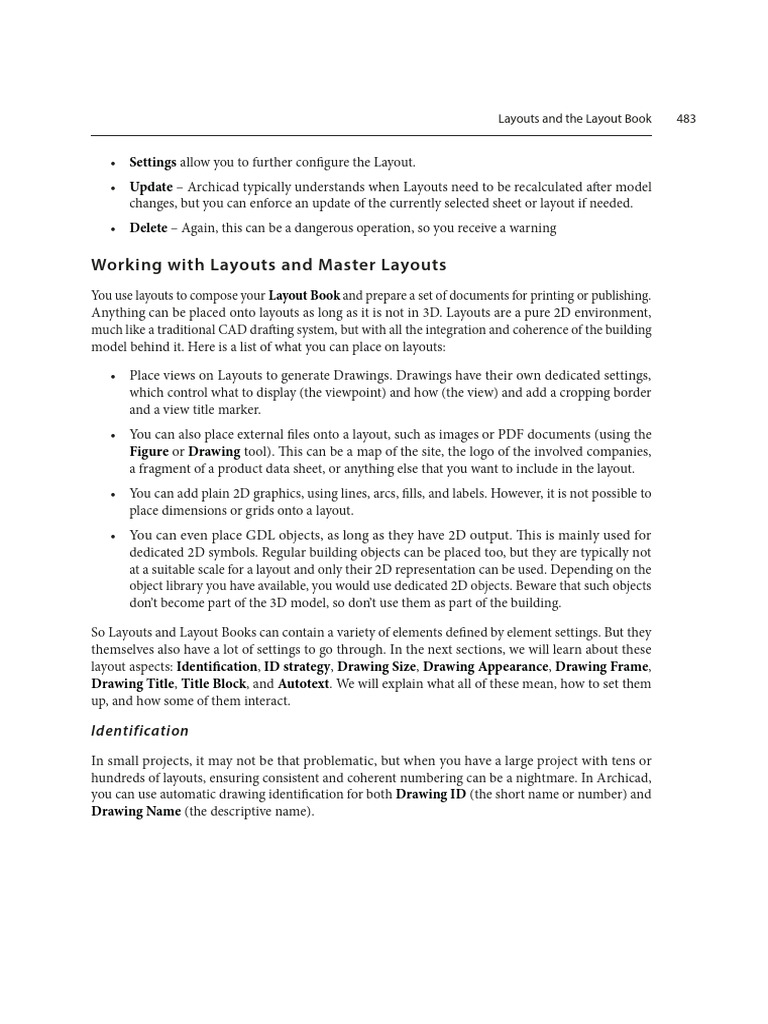 Archicad Layout Book Essentials | PDF | Page Layout | 3 D Computer Graphics