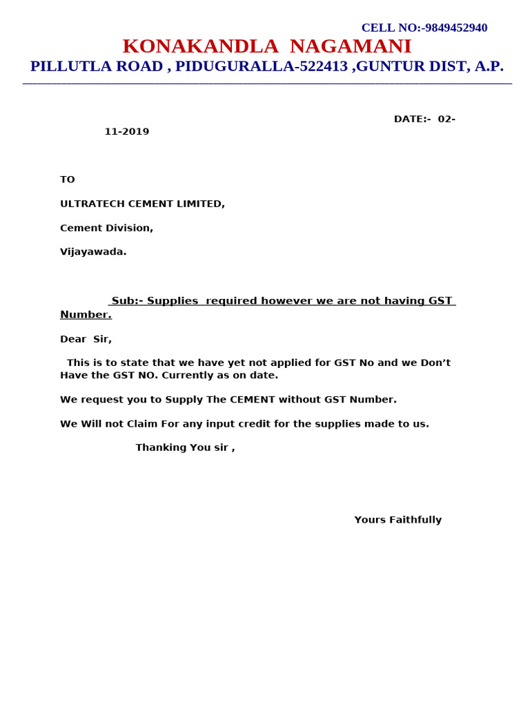Letter Head NEW | PDF