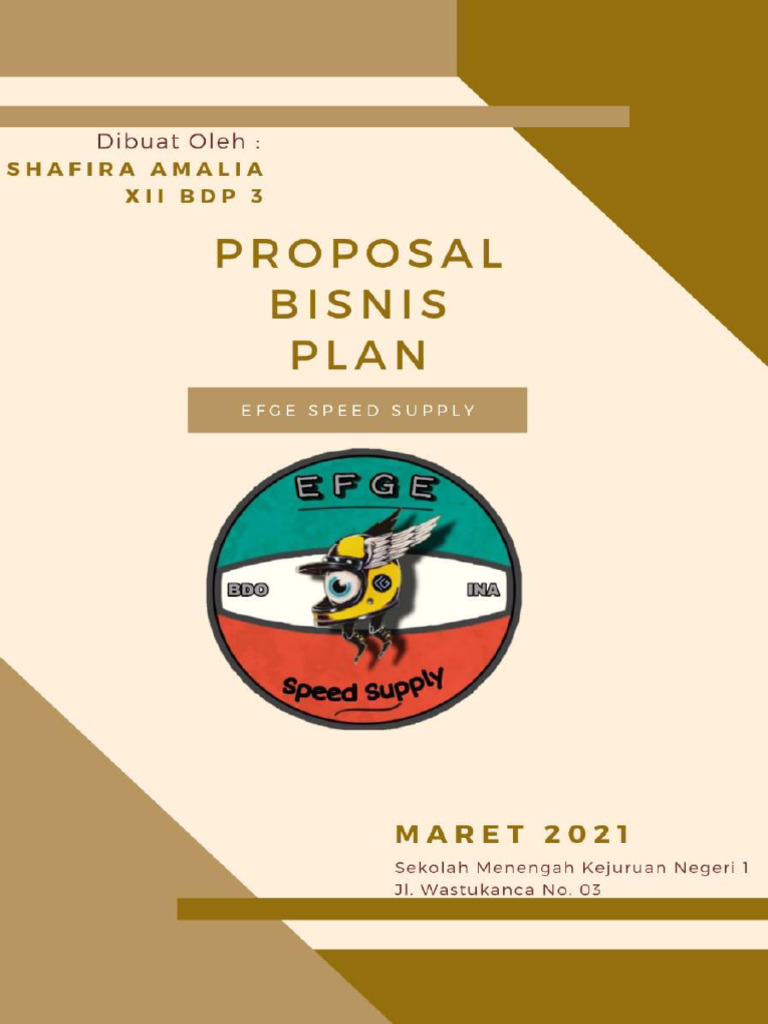 Proposal BISNIS PLAN | PDF