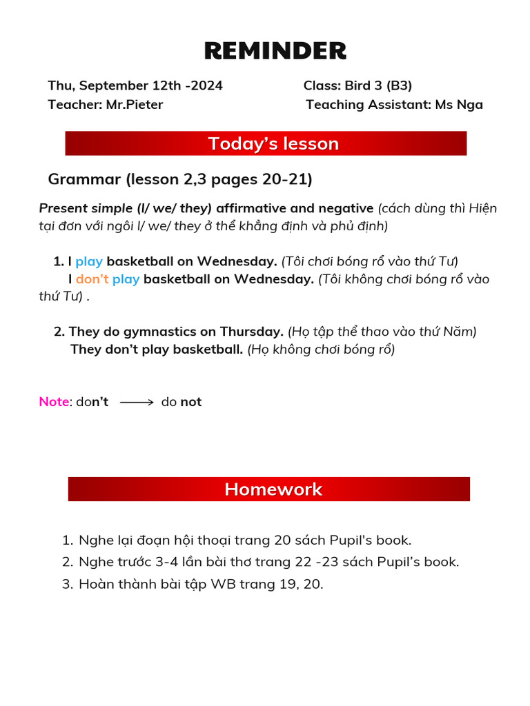 Reminder b3 MTH U2 l2,3 | PDF