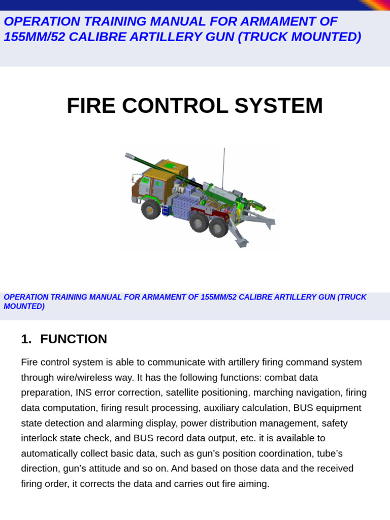 11-Fire Control System | PDF | Artillery | Fire Control System