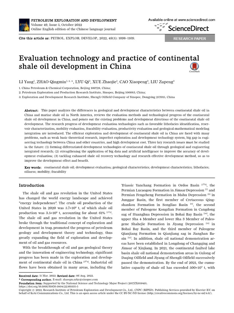 Evaluation-technology-and-practice-of-continenta_2022_Petroleum ...