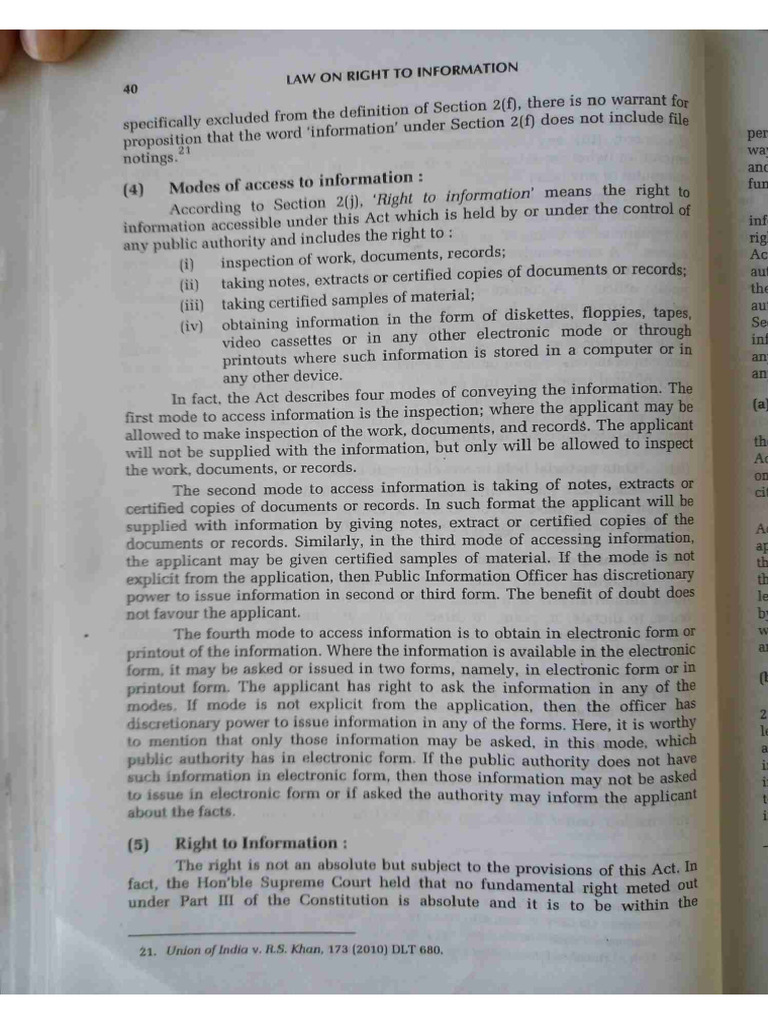 Unit B - Topic 2 - RTI & IT Offences | PDF