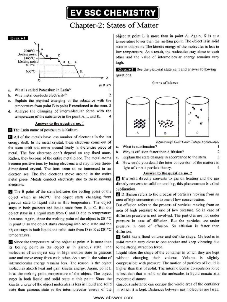 Chapter 2 - States of Matter | PDF