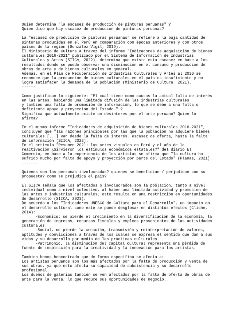 TP1 4-4-2023 Problema - V1.1 - Respuestas | PDF | Perú | Bienes