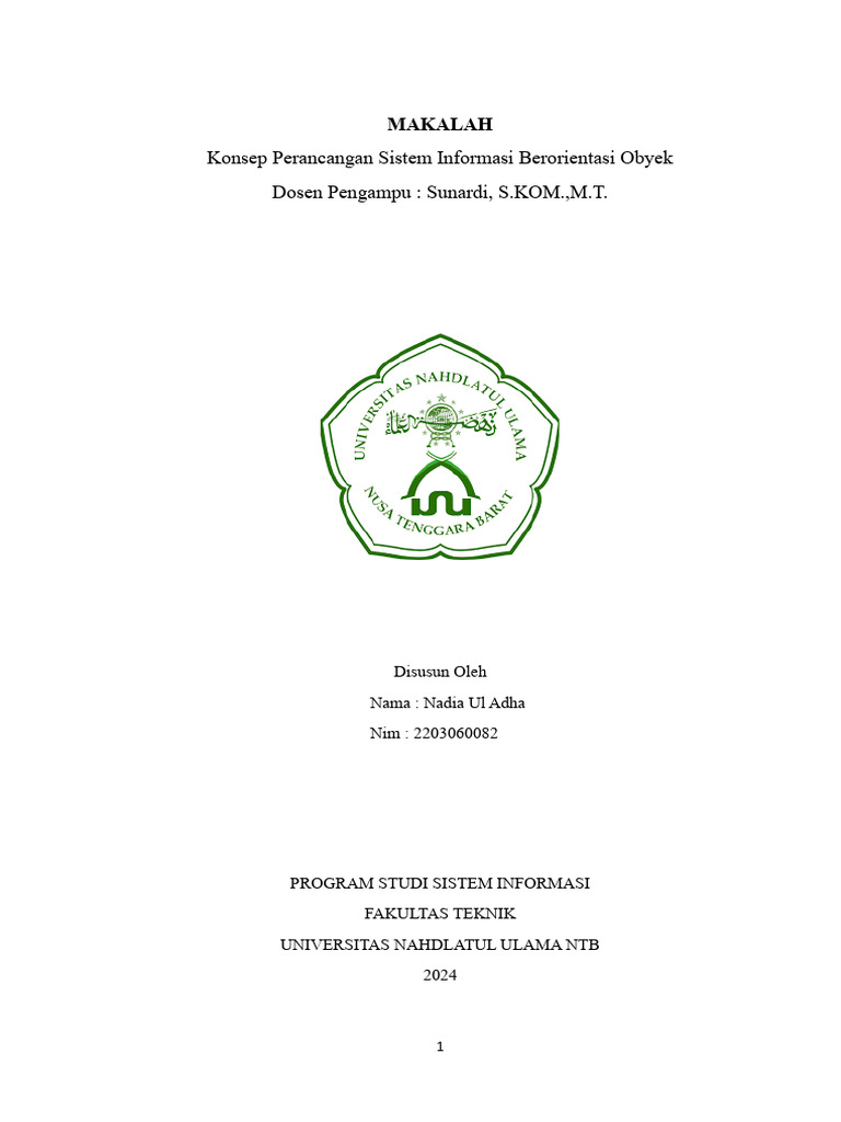 MAKALAH Konsep Perancangan Terstruktur | PDF