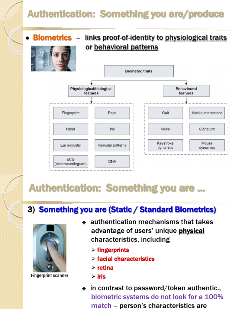 Understanding Biometric Authentication Systems | PDF | Biometrics ...