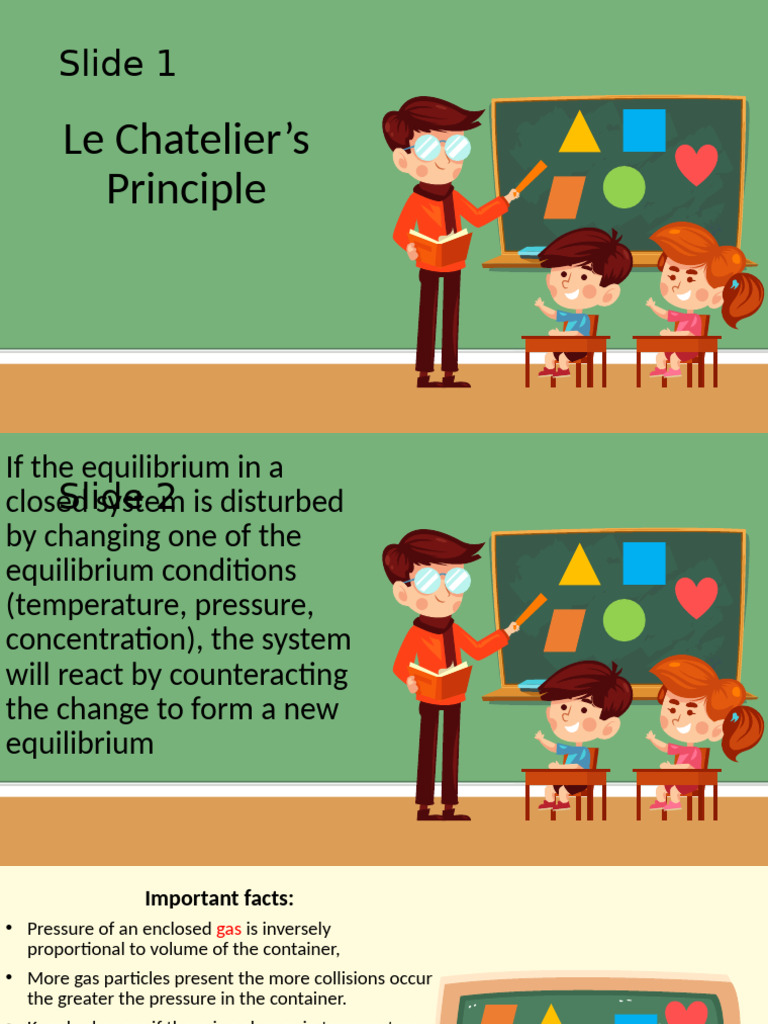 Le Chateliers Principle | PDF | Chemical Equilibrium | Chemical Reactions