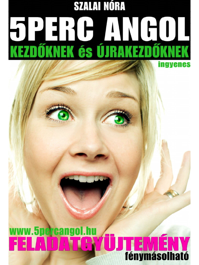 Angol - 5 Pec Angol Gyakorló Feladatok | PDF