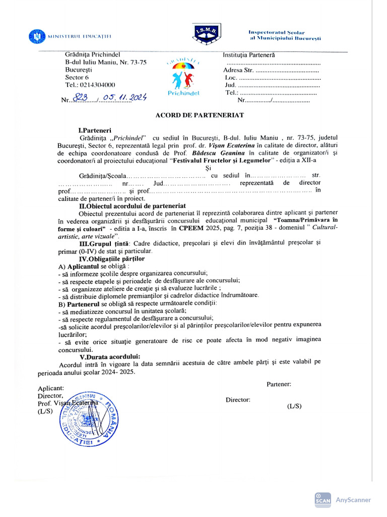 Parteneriat Fest Anexe | PDF