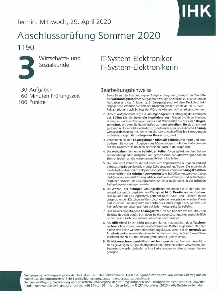 AP s2020 It Wiso | PDF