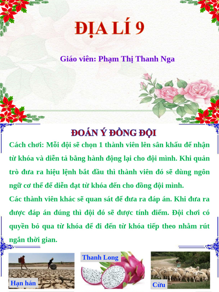 Bai 16 Thuc Hanh PTAH Cua HH Va SMH Doi Voi PT KT XH o Vung Kho Han Ninh Thuan Binh Thuan Kham ...