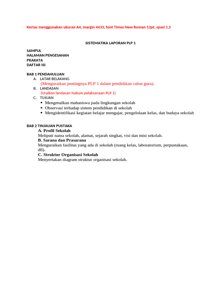 sistematika-laporan-plp-1_compress | PDF