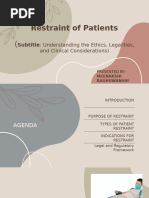 Physical Restraint Monitoring Form | PDF | Health Care | Medicine