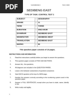 Grade 11 Geography Controlled Test 3 2021 | PDF | Question | Economies