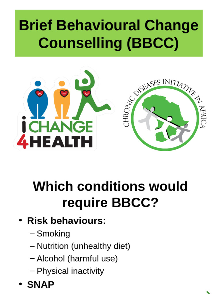 Brief Behavioural Change Counselling (BBCC) | PDF | Social Psychology | Behavioural Sciences