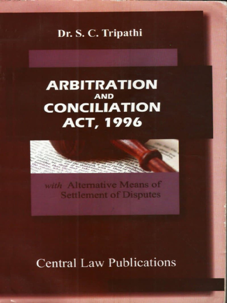Arbitration and Conciliation | PDF
