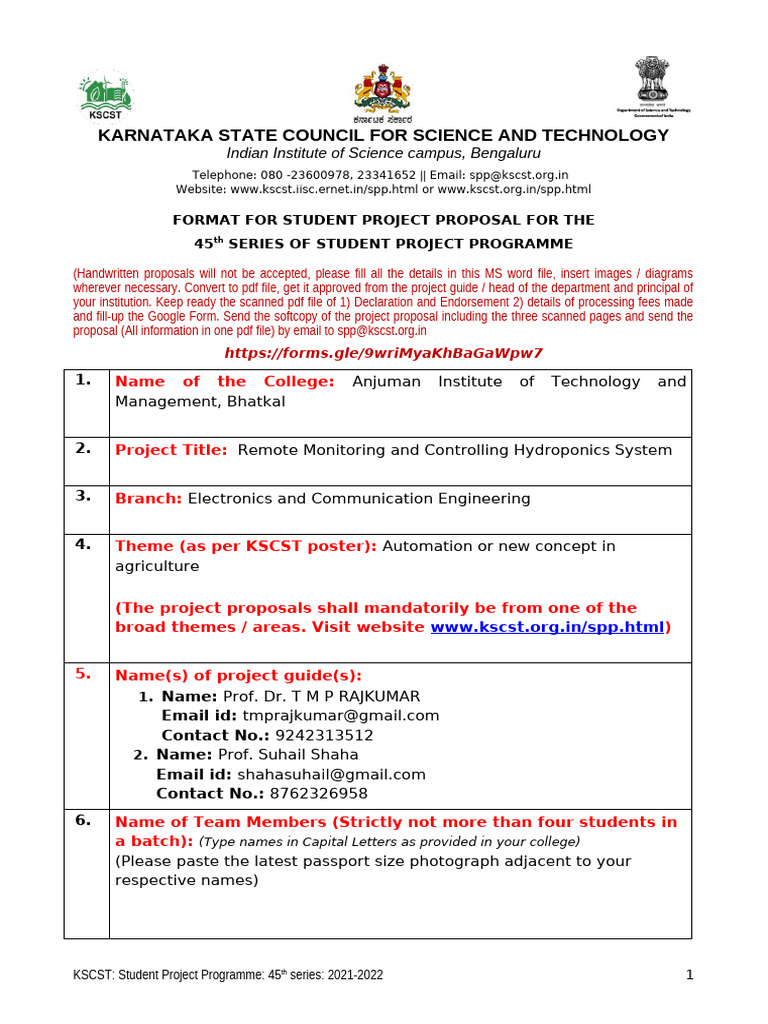 Hydroponics System Project Proposal | PDF | Water | Tap (Valve)