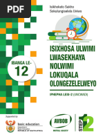 Isixhosa Ulwimi Lwasekhaya (Fxh362s Amahlelo) | PDF