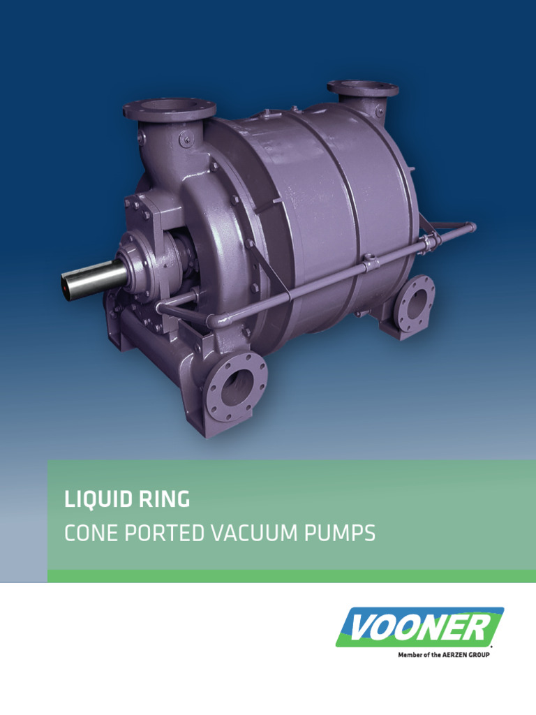 Vooner FloGard Vacuum Pump Brochure 2023 | PDF | Pump | Lubricant