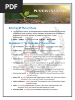 Photosynthesis Overview for Class 10 | PDF