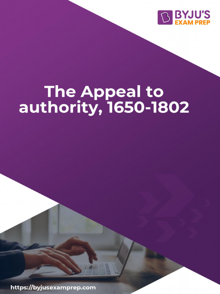 08 The - Appeal - To - Authority - 1650 - 1802 - 12 | PDF | Grammar ...