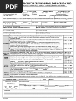 Application For Pennsylvania Non-Commercial Driver'S License by Out-Of ...