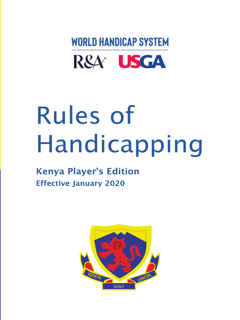 World Handicap System Rules Overview | PDF | Par (Score) | Precision Sports