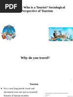 Cohen's 1972 Tourist Typology Analysis | PDF | Tourism | Society