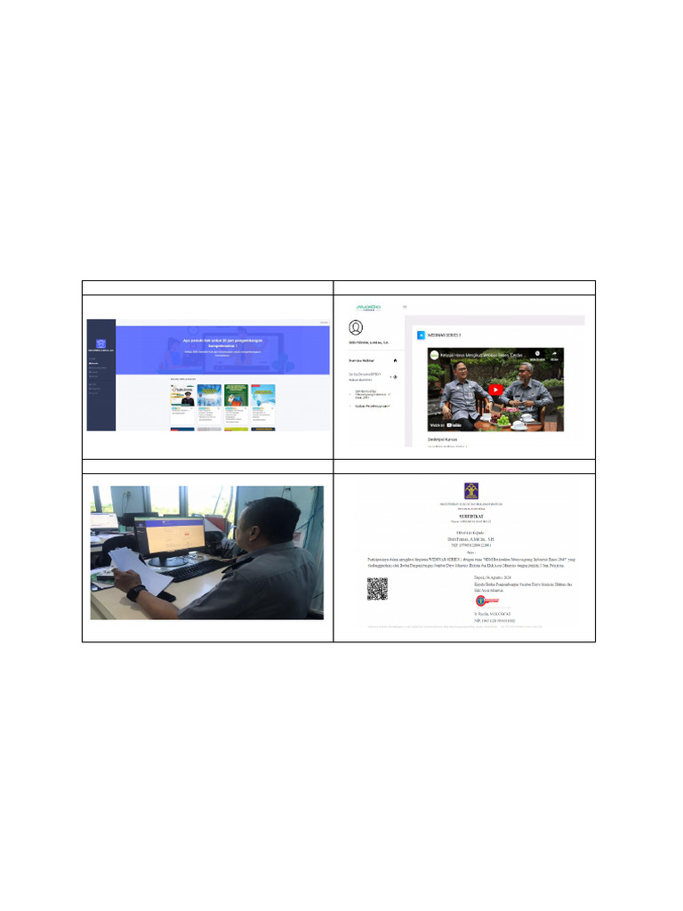 LAPORAN MOOC WEBINAR SERIES DEDI FIRMAN | PDF
