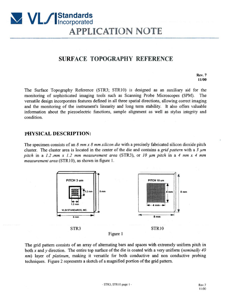 STR callibration AFM reference | PDF