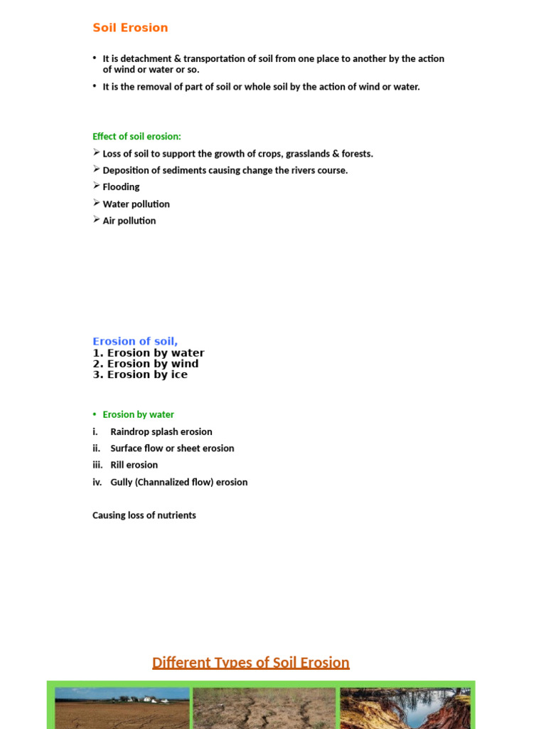 Lec 17-18 Soil Erosion | PDF