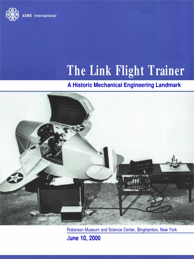 Link Trainer Simulator History | PDF | Trainer (Aircraft) | Pilot ...