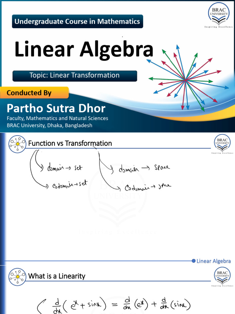 Understanding Linear Transformations | PDF | Linear Map | Linear Algebra