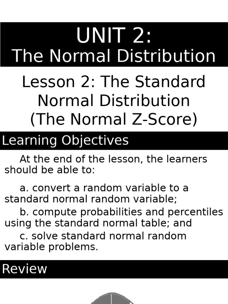 Chapter 2.2 Z Score | PDF | Standard Score | Normal Distribution