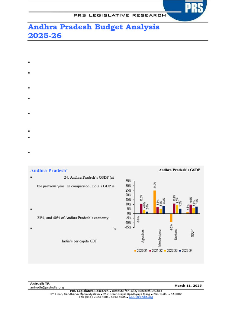 AP Budget Analysis 2025-26 | PDF | Government Budget Balance | Value ...