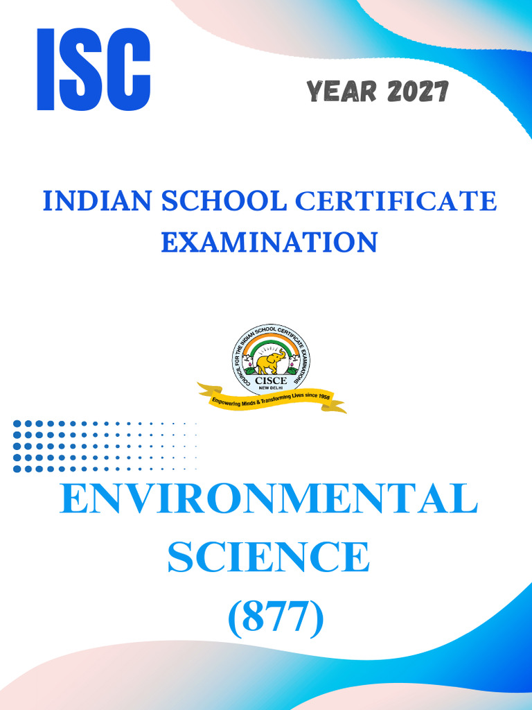 ISC 2027 Environmental Science Guide | PDF | Agriculture | Ecosystem