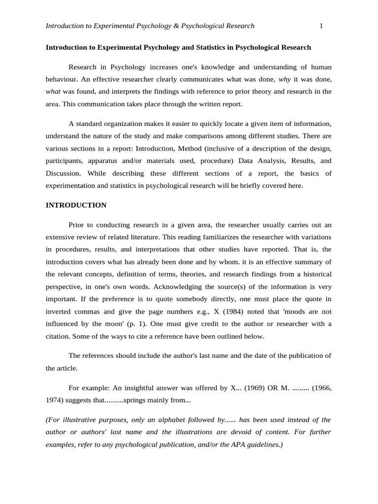 Unit A_ Introduction to Experimental Psychology and Statistics in ...