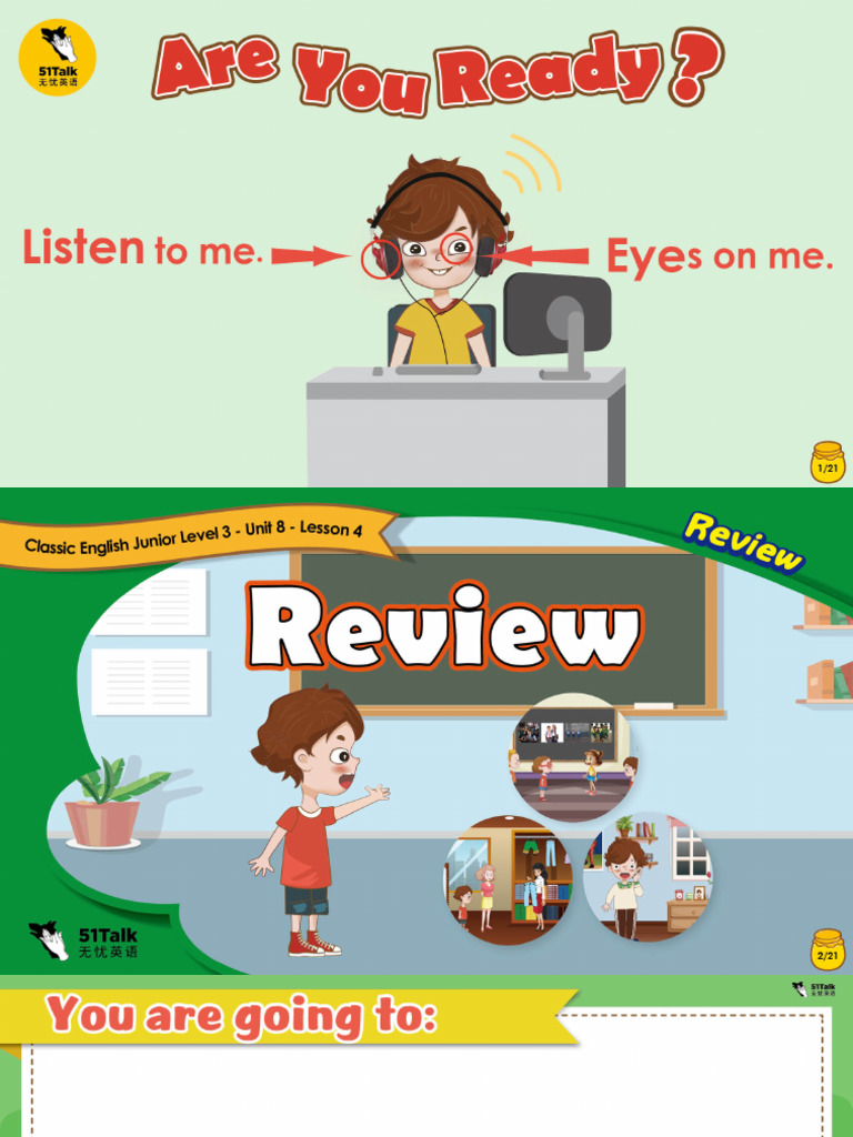 Level 3 - Unit 8 - Lesson 4 - Review | PDF