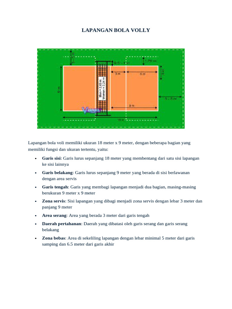 LAPANGAN BOLA VOLLY | PDF