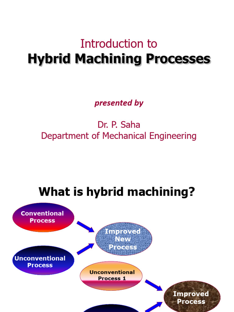 Hybrid Machining Processes Explained | PDF | Grinding (Abrasive Cutting ...