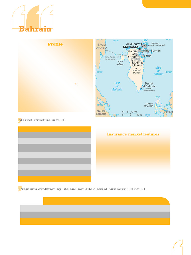 Bahrain Insurance Market Overview 2021 | PDF | United States Dollar ...
