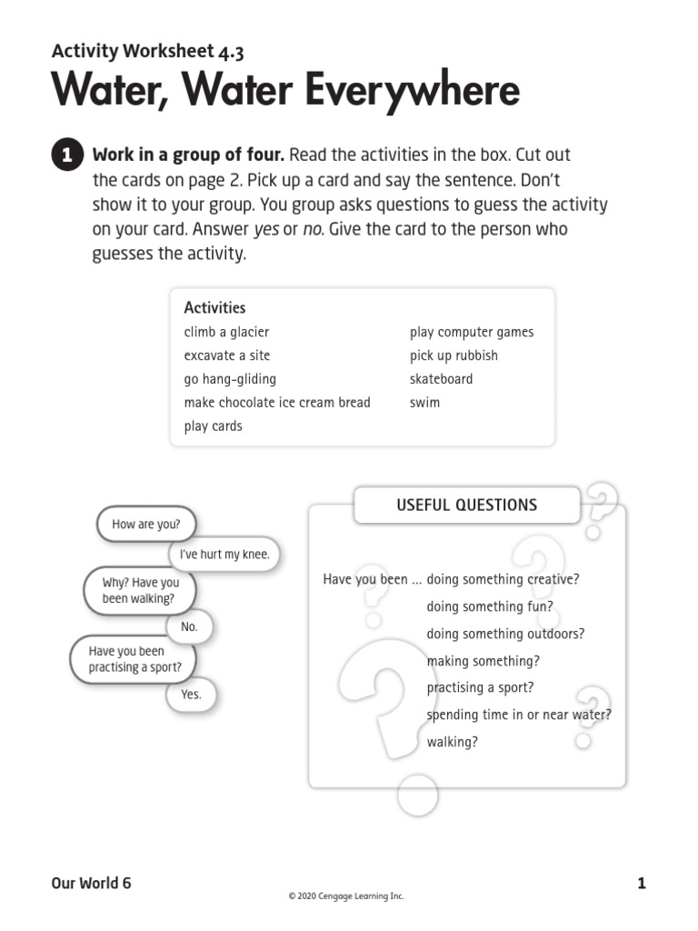 Ow l06 40232 U04 03 Worksheet | PDF