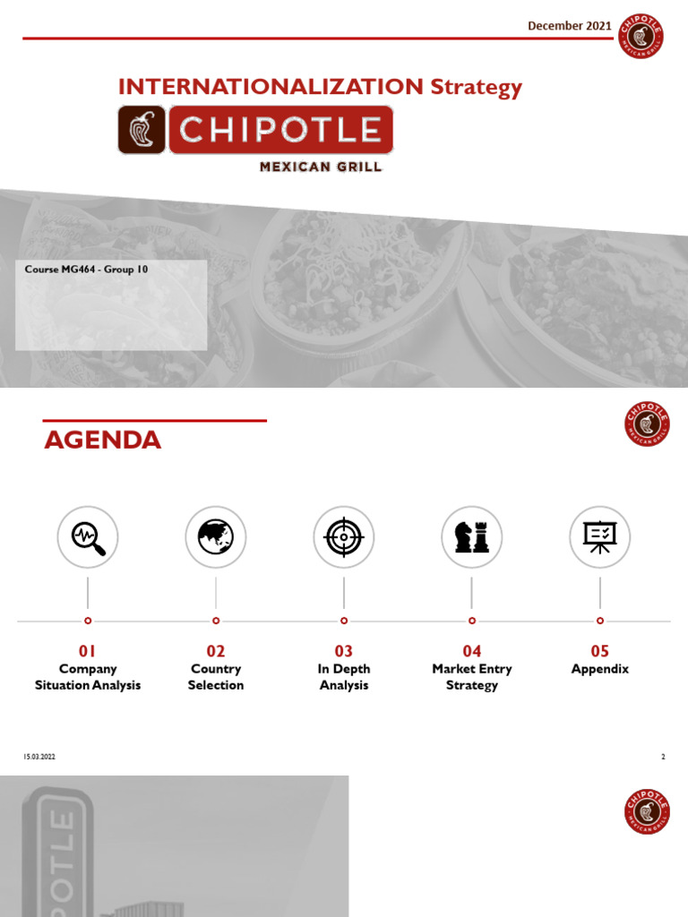 Chipotle Group Presentation | PDF | Foodservice | Chipotle Mexican Grill