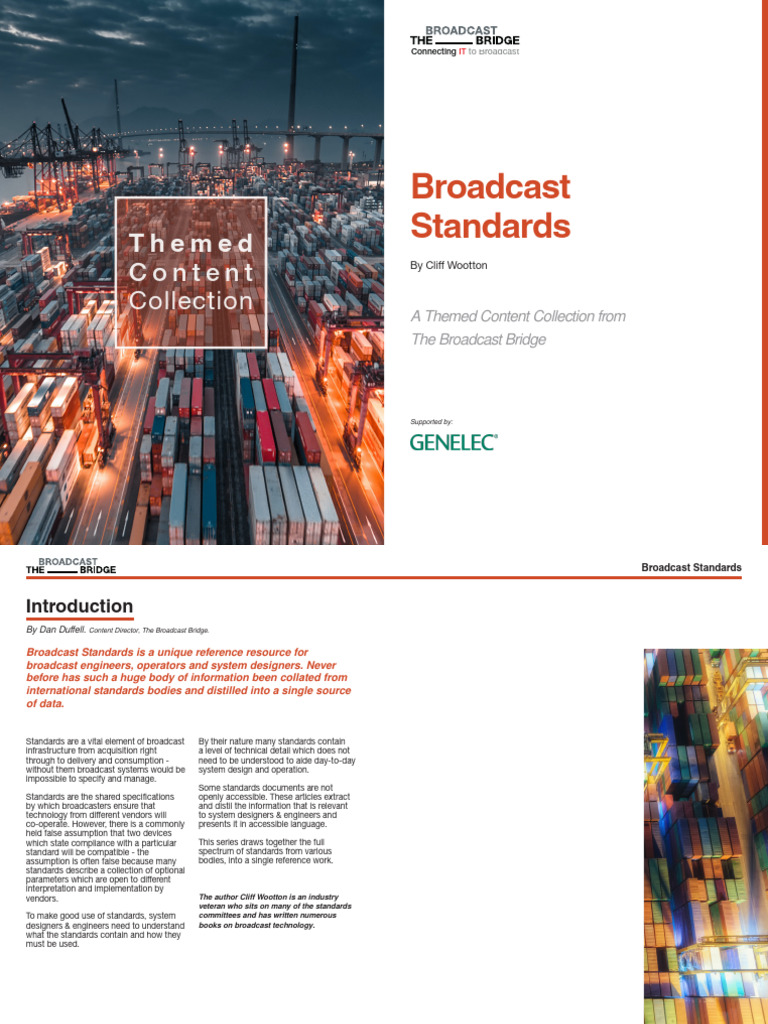 Broadcast Standards - The Book | PDF | Computer Network | Metadata